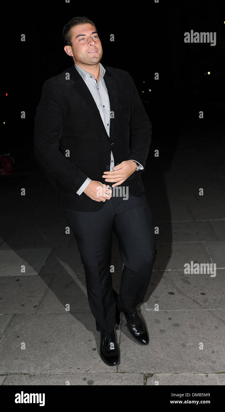 James "Arg" Argent at TOWIE's wrap party held at 5 Cavendish Club ...