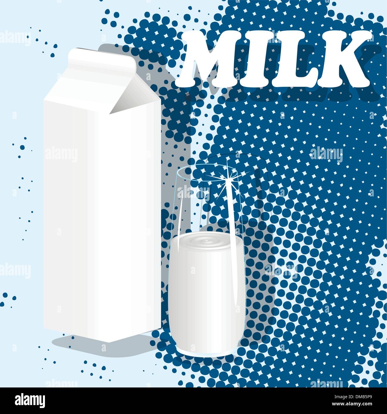 Milk packing Stock Vector Images - Alamy