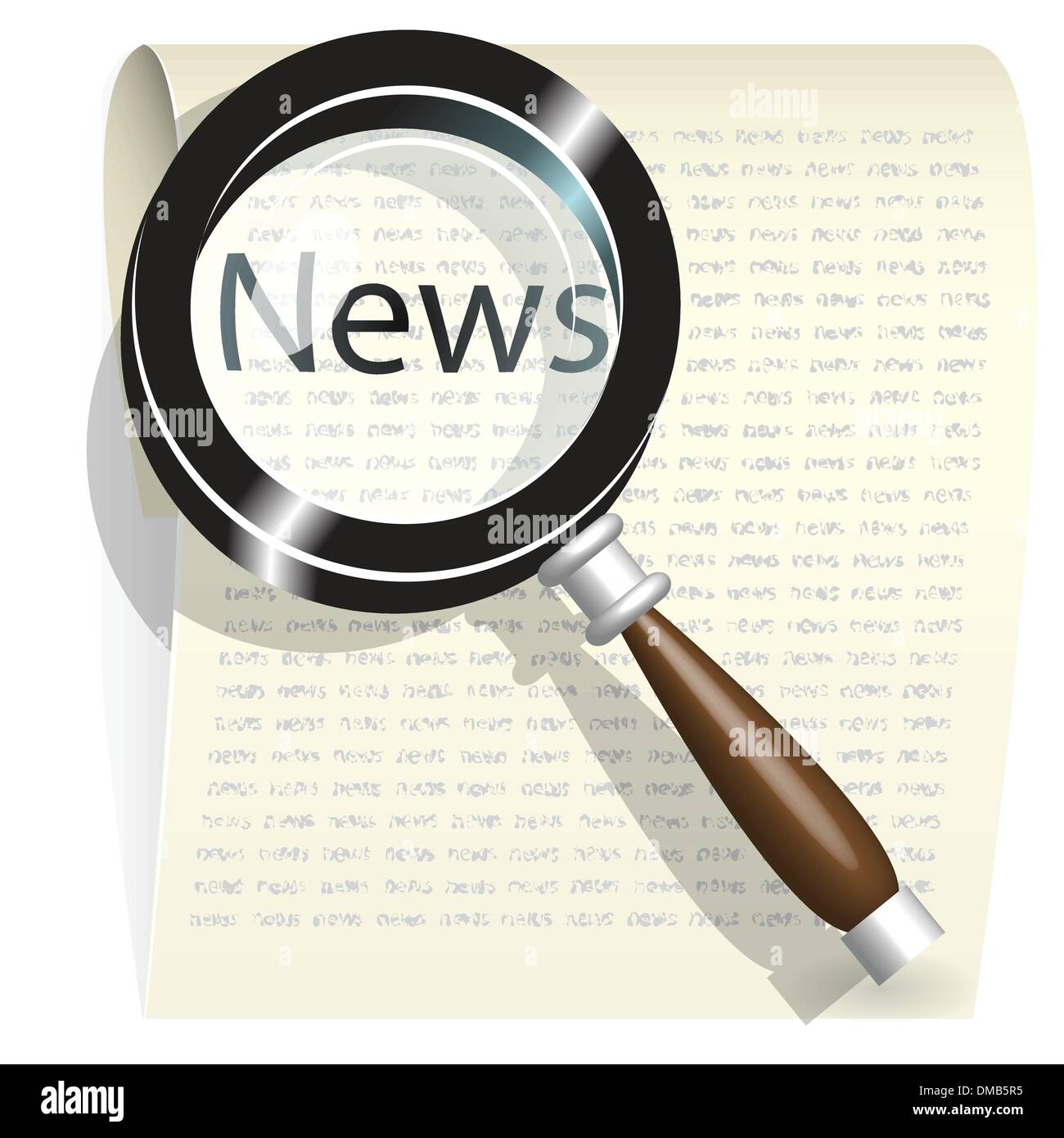 News inscription Stock Vector Images - Alamy