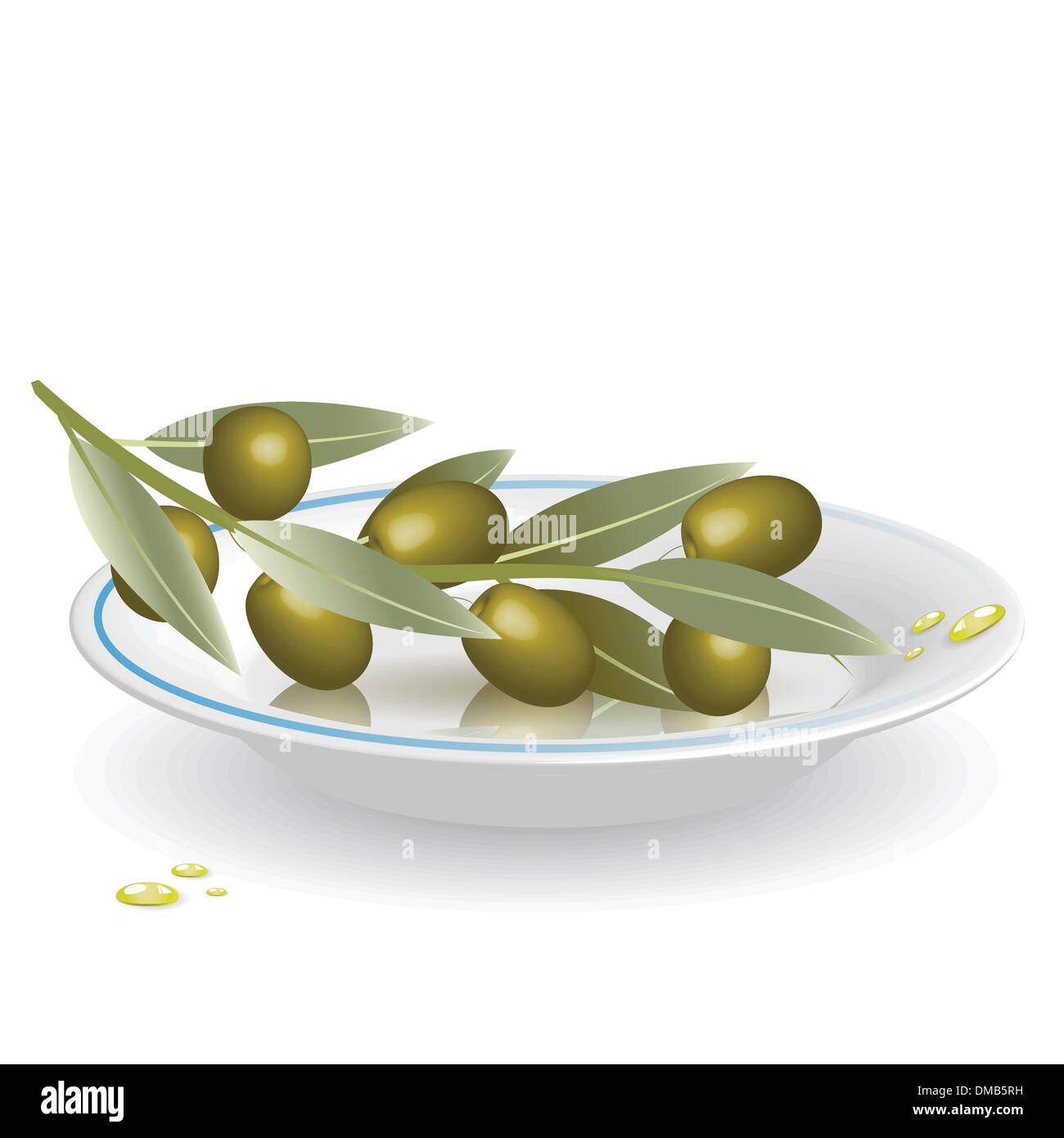 Dishes of olives Stock Vector Images - Alamy