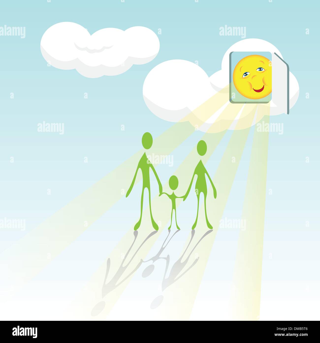 people and sun Stock Vector Image & Art - Alamy