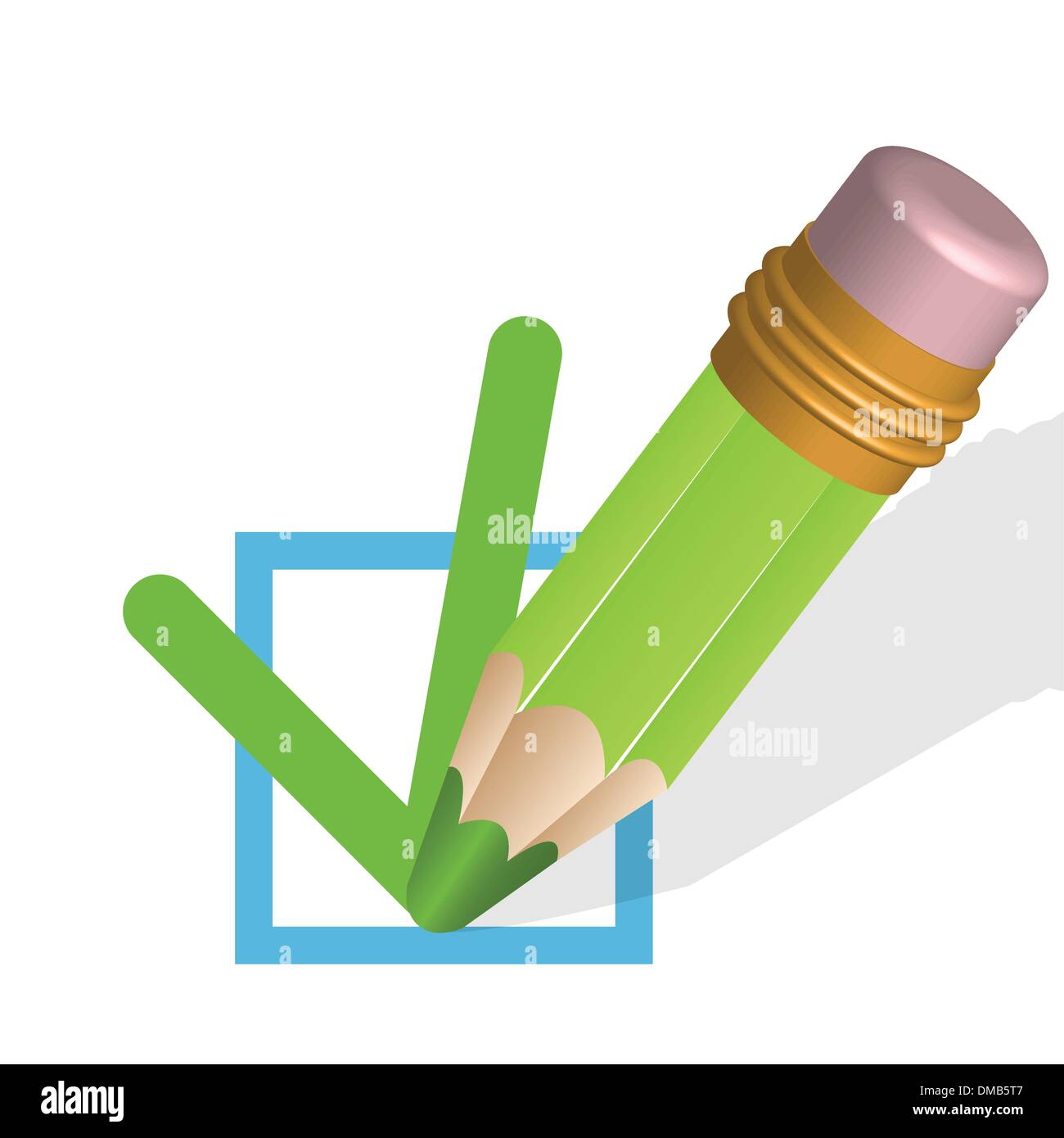 Pencil ballot Stock Vector Images - Alamy