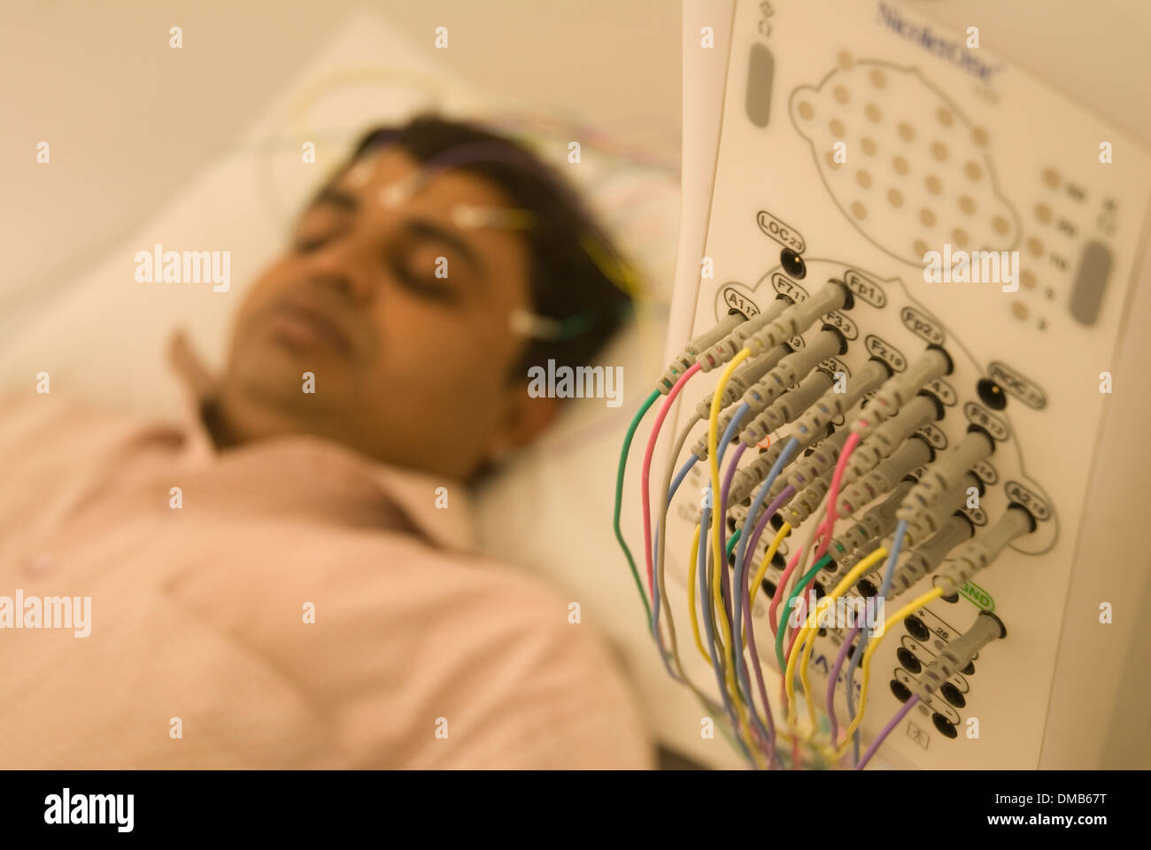 medical equipment to check brain activity Stock Photo - Alamy