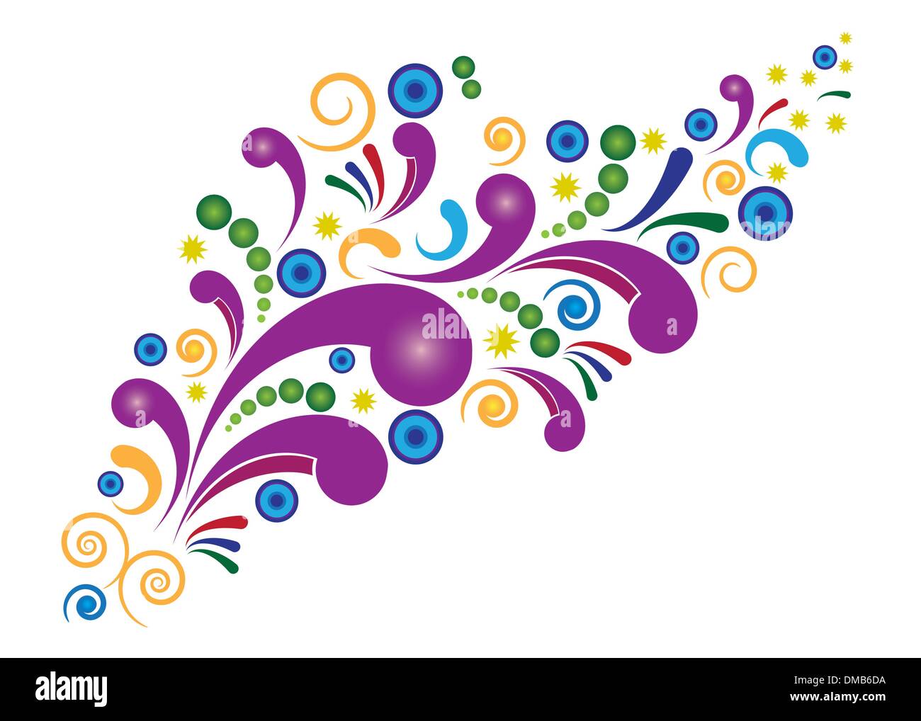 Abstract orange shapes Cut Out Stock Images & Pictures - Alamy