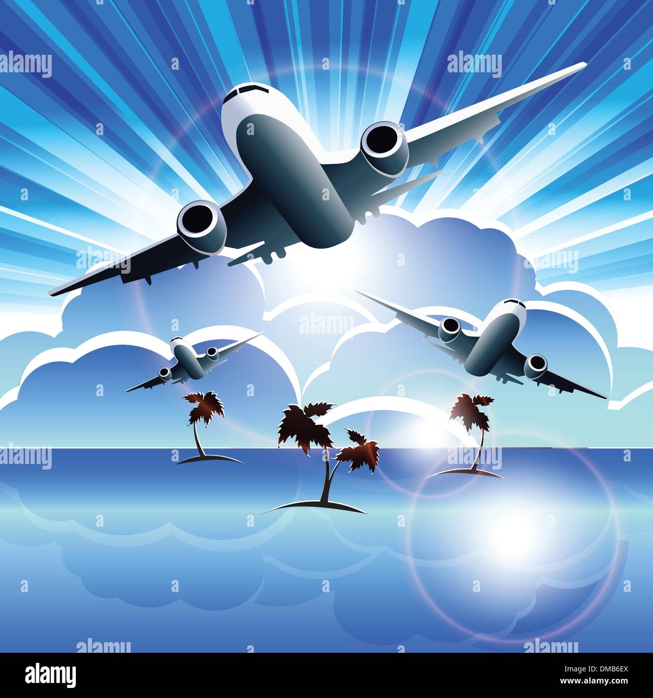 Water planes Stock Vector Images - Alamy