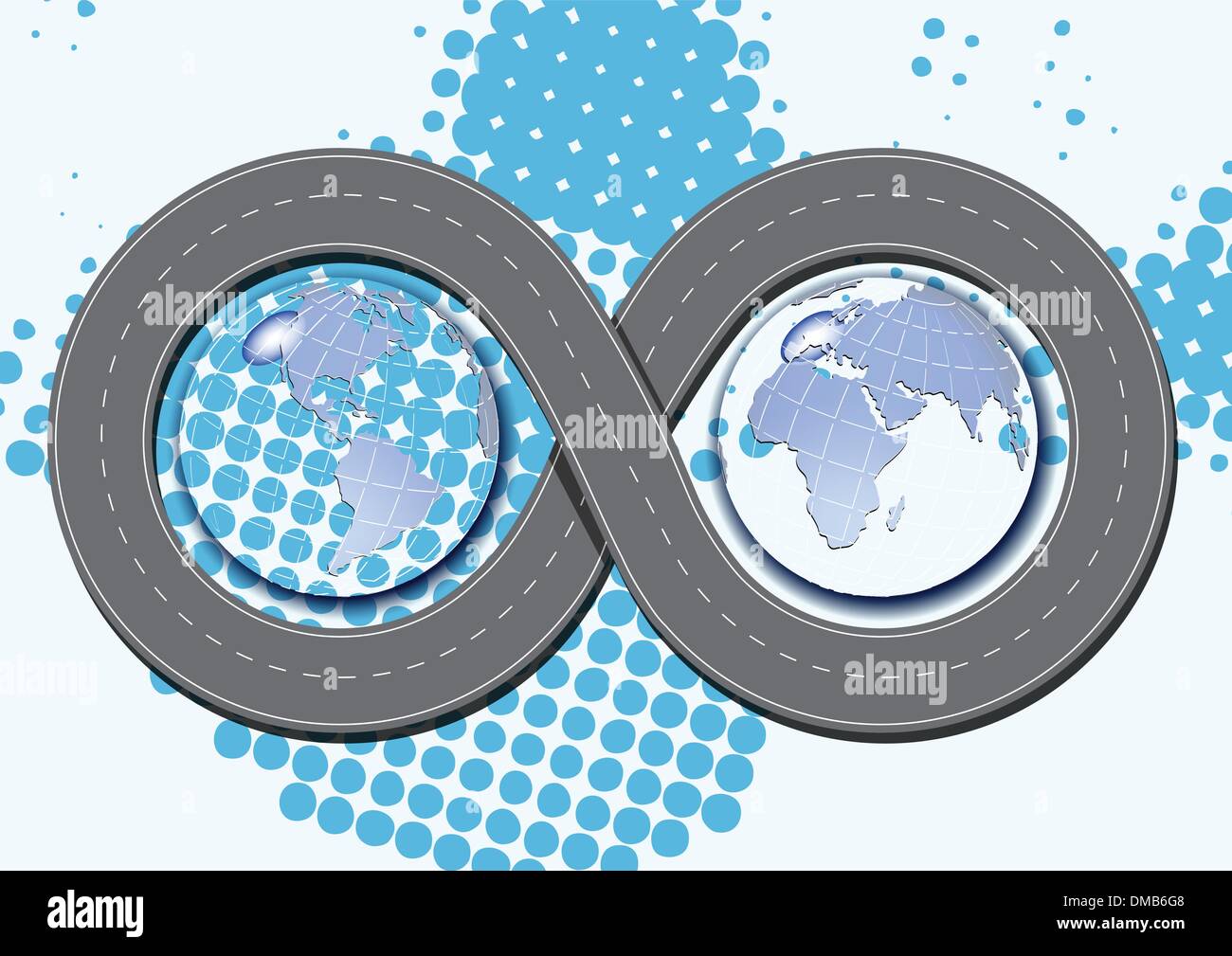 Ring road car Stock Vector Images - Alamy