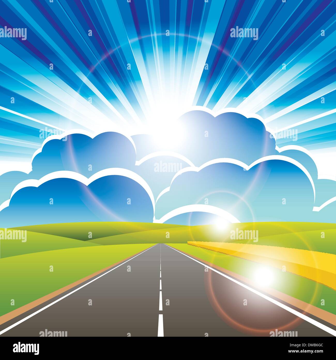 Road curb Stock Vector Images - Alamy