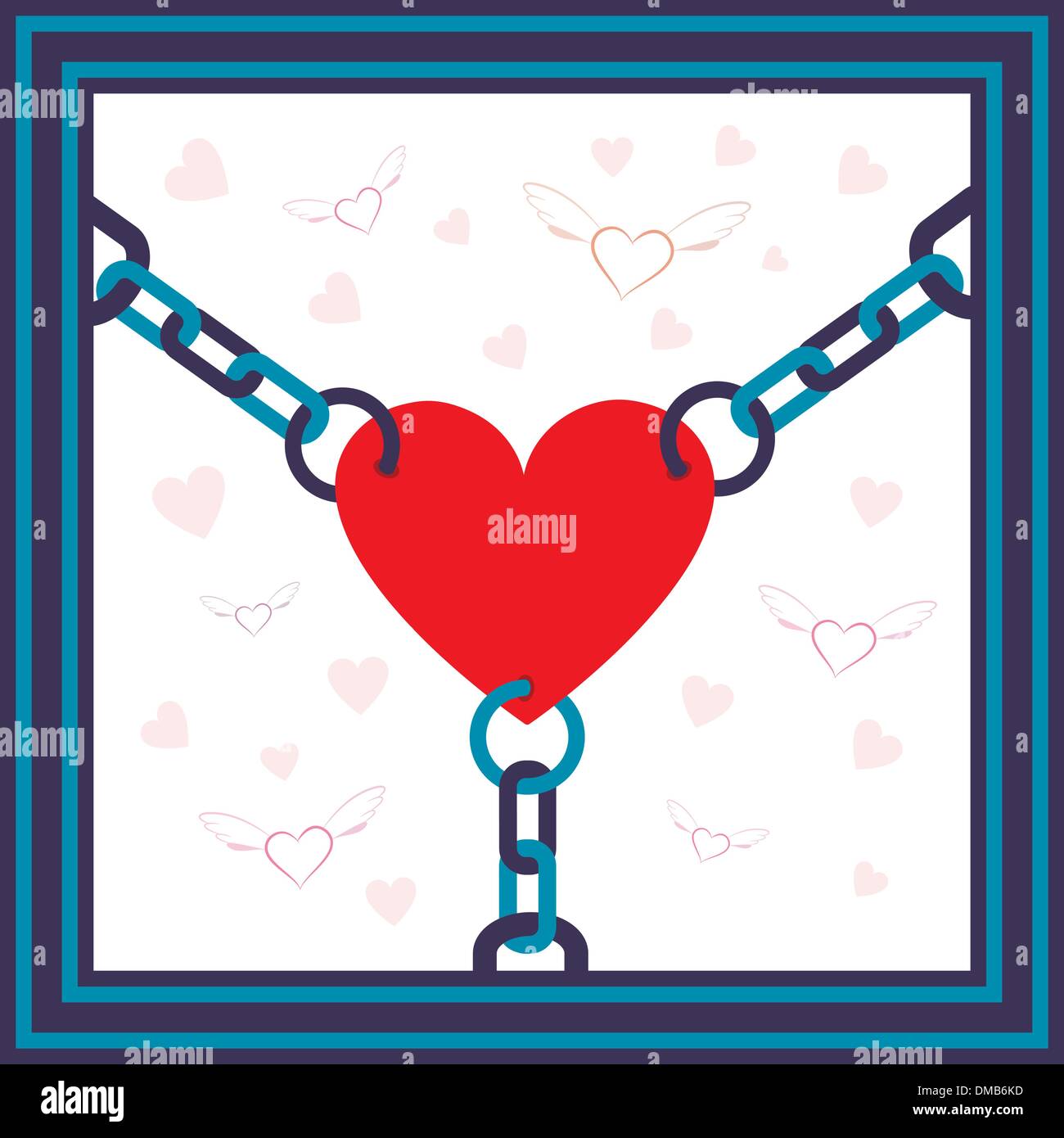 Chained Stock Vector Images - Alamy