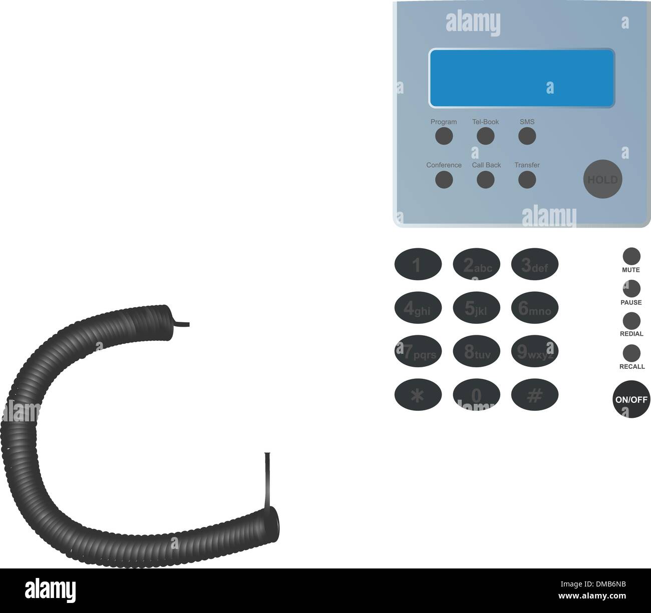 Digital handset Stock Vector Images - Alamy