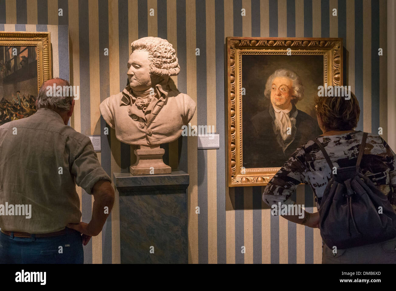 BUST OF HONORE RIQUETTI, COUNT OF MIRABEAU, BY TESSIER, CARNAVALET ...