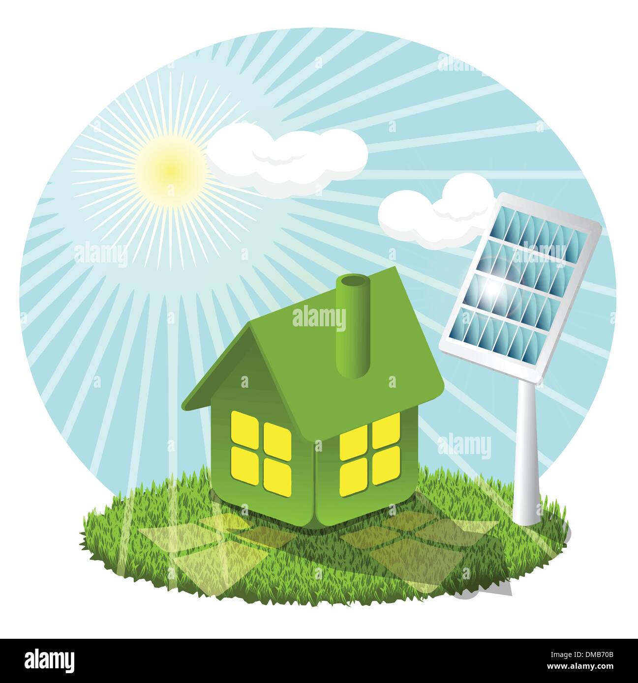 Solar battery Stock Vector Images - Alamy