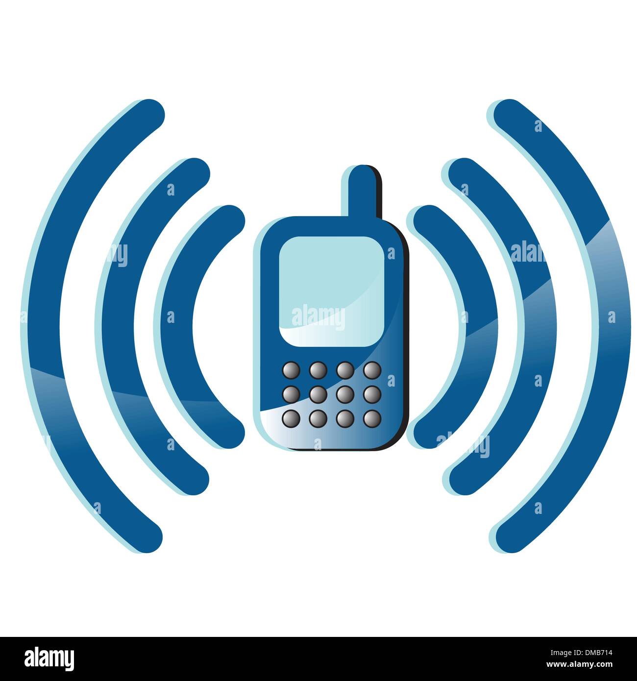 Smart phone cutout Stock Vector Images - Alamy