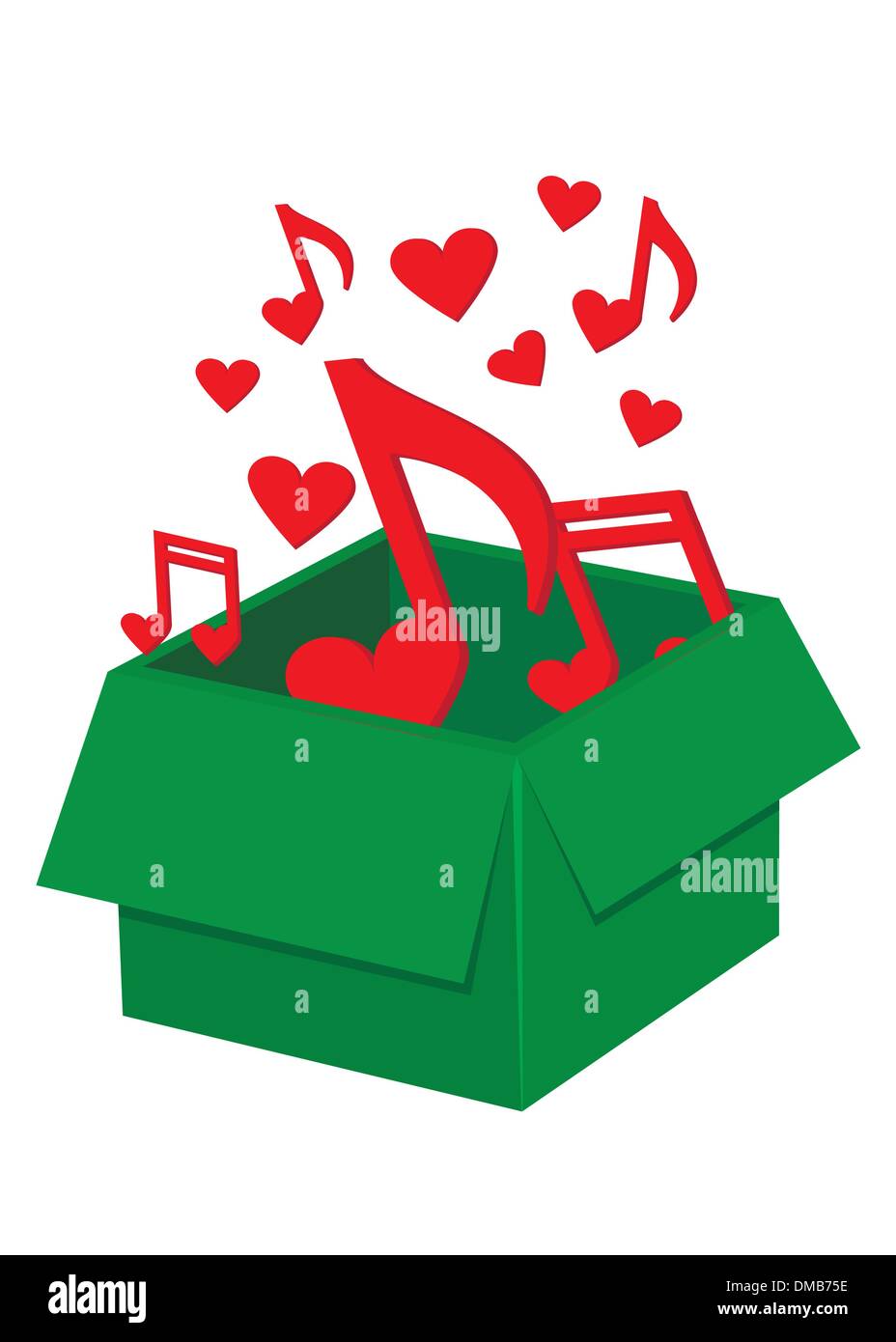 Box with lovely notes Stock Vector Image & Art - Alamy