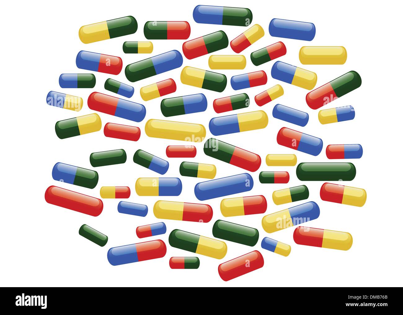 Healthy medical pills pharmacy Stock Vector Images - Alamy