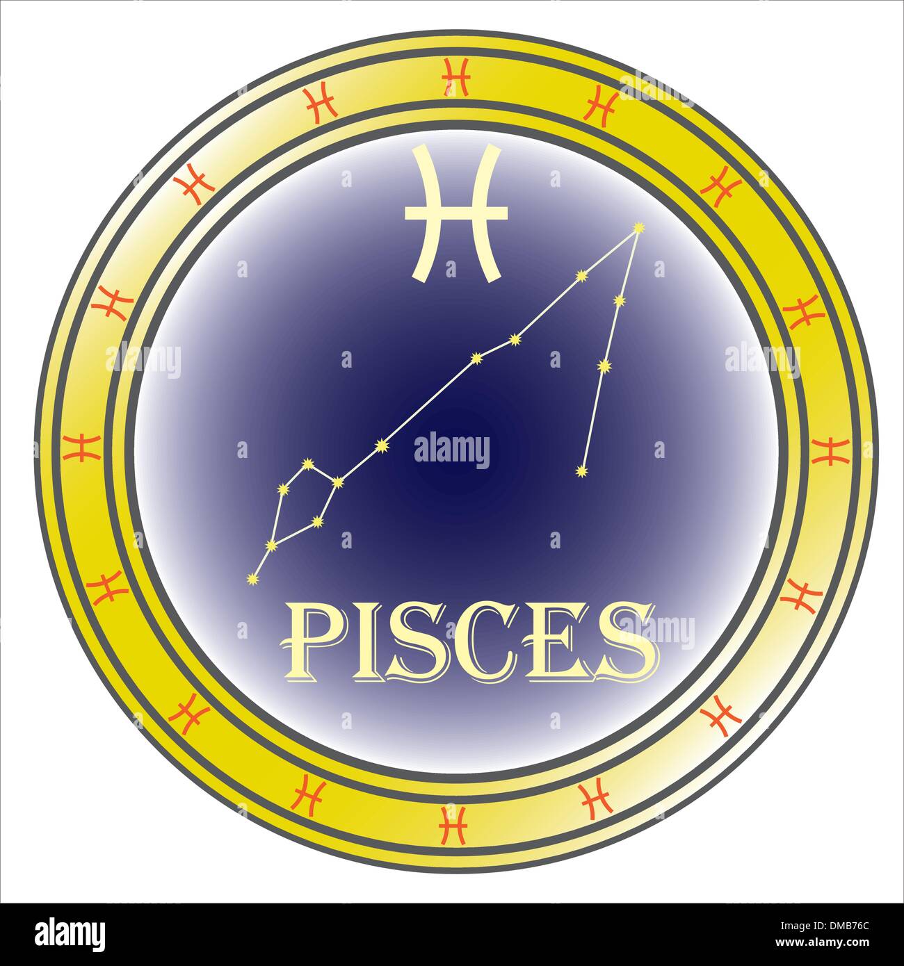 Pisces fish zodiac sign horoscope hi-res stock photography and images ...