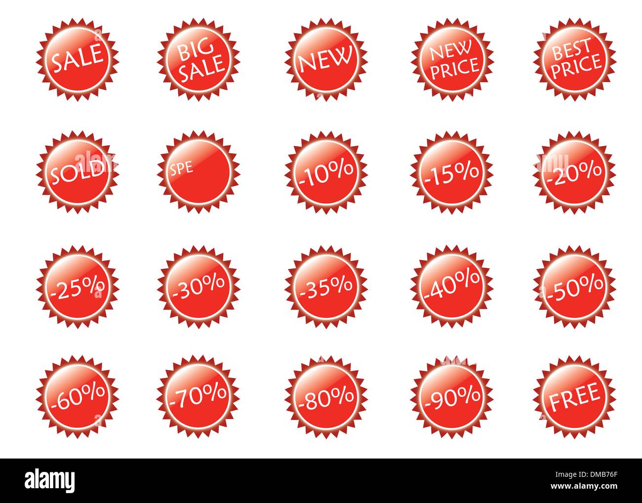 set of icons about sale Stock Vector Image & Art - Alamy