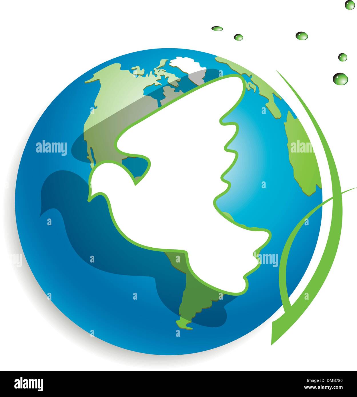 Earth planet dove hi-res stock photography and images - Alamy