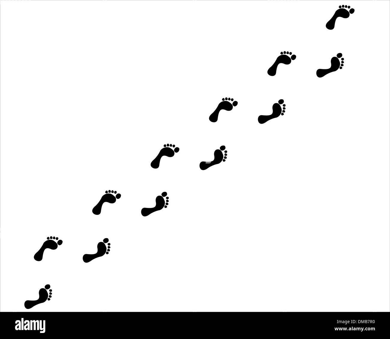 Traces of feet Stock Vector Image & Art - Alamy