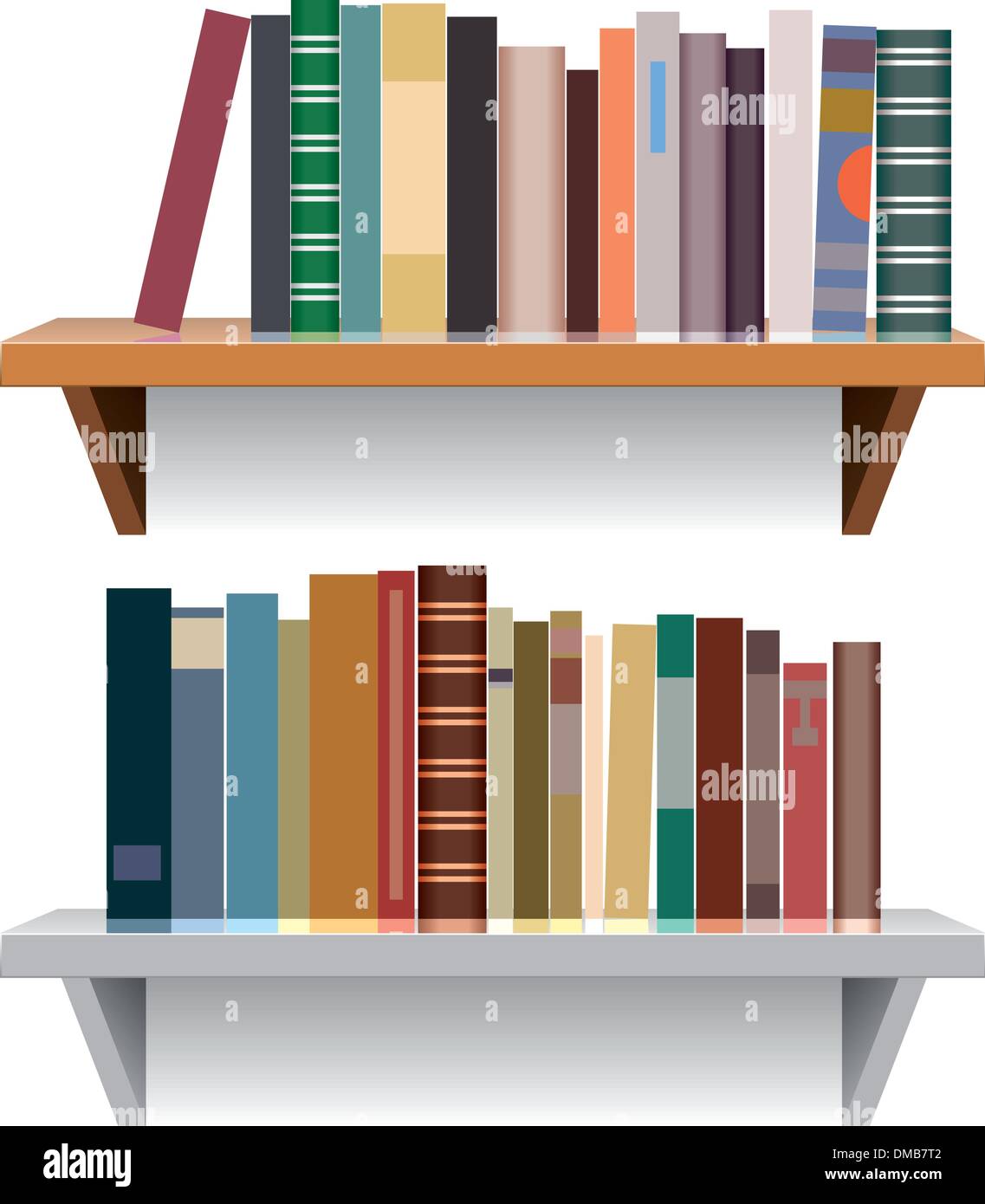 Bookshelves vector hi-res stock photography and images - Alamy