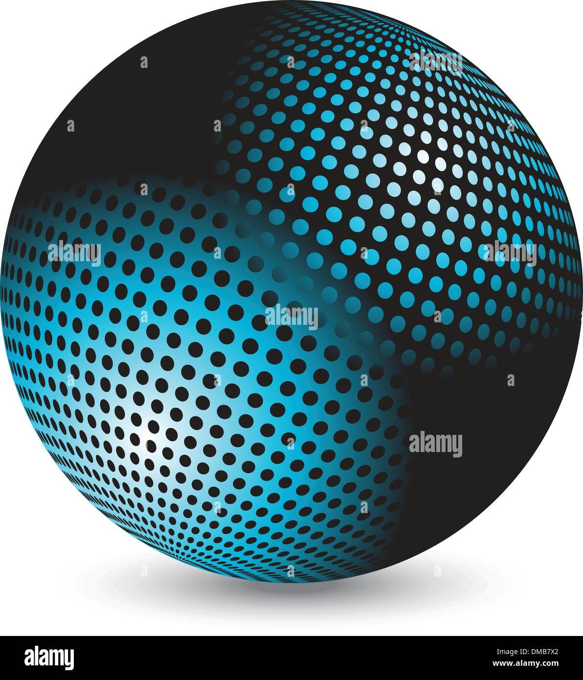 Blue ball Stock Vector Images - Alamy