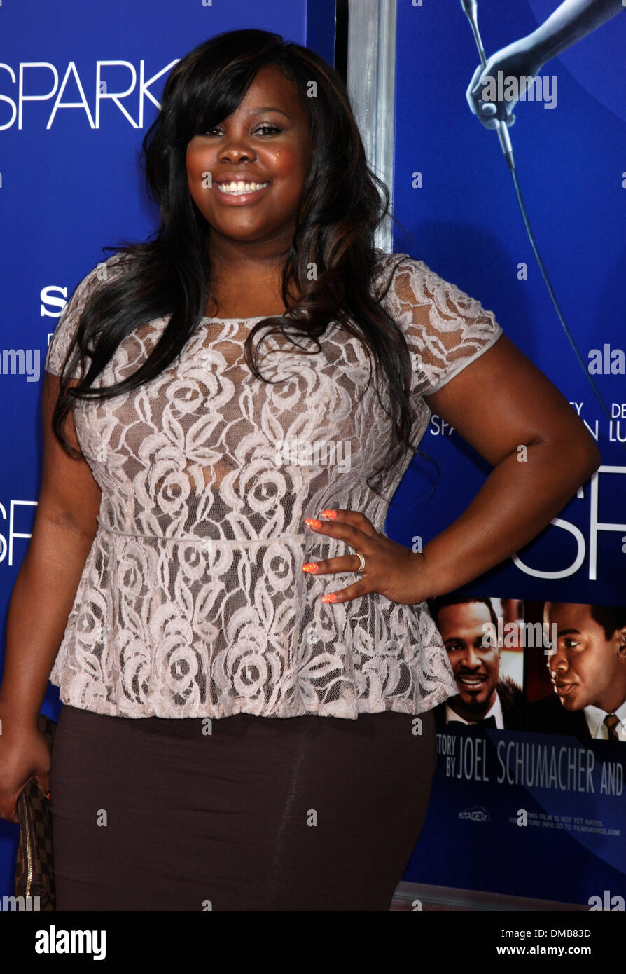 Amber Riley Los Angeles Premiere of 'Sparkle' - Inside Arrivals Los ...