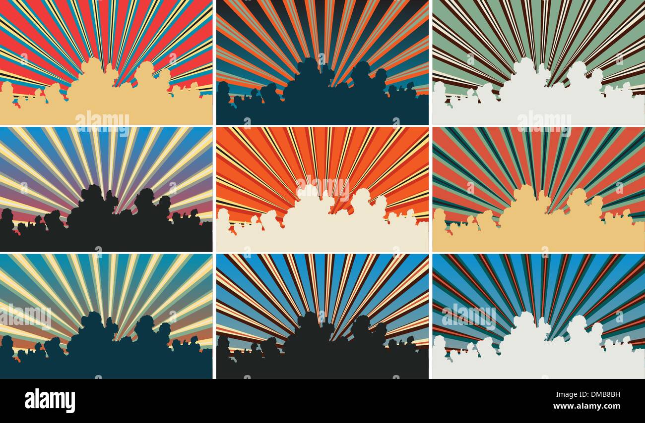 Sky variations Stock Vector Images - Alamy