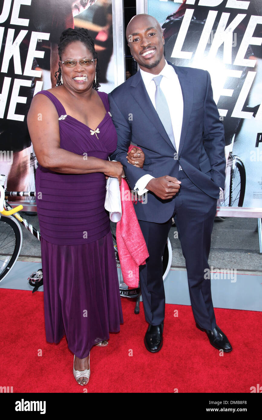 Wole Parks World Premiere of Columbia Pictures 'Premium Rush' at Regal ...