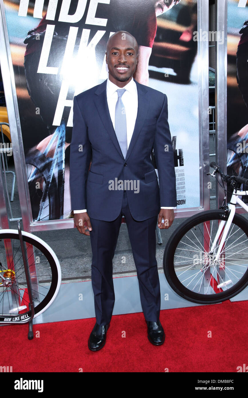 Wole Parks World Premiere of Columbia Pictures 'Premium Rush' at Regal ...