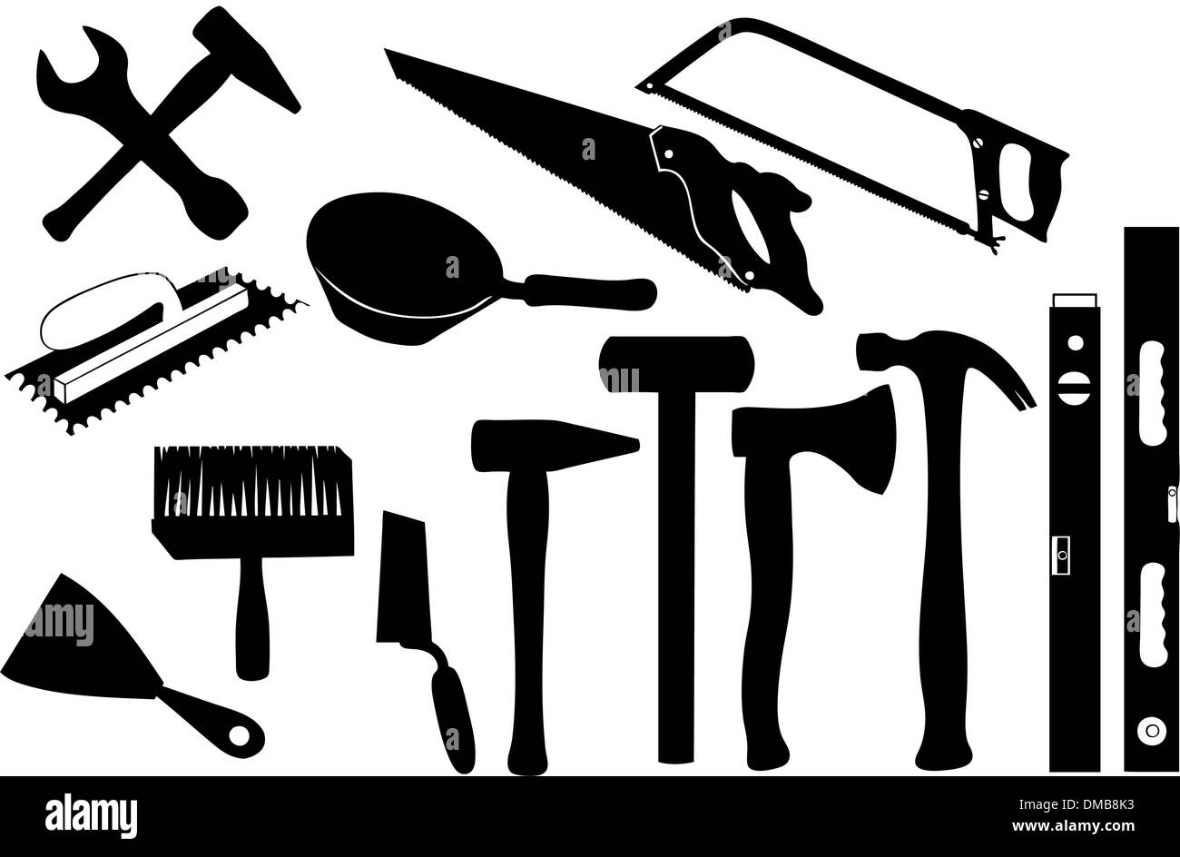 Hands repair the item Stock Vector Images - Alamy