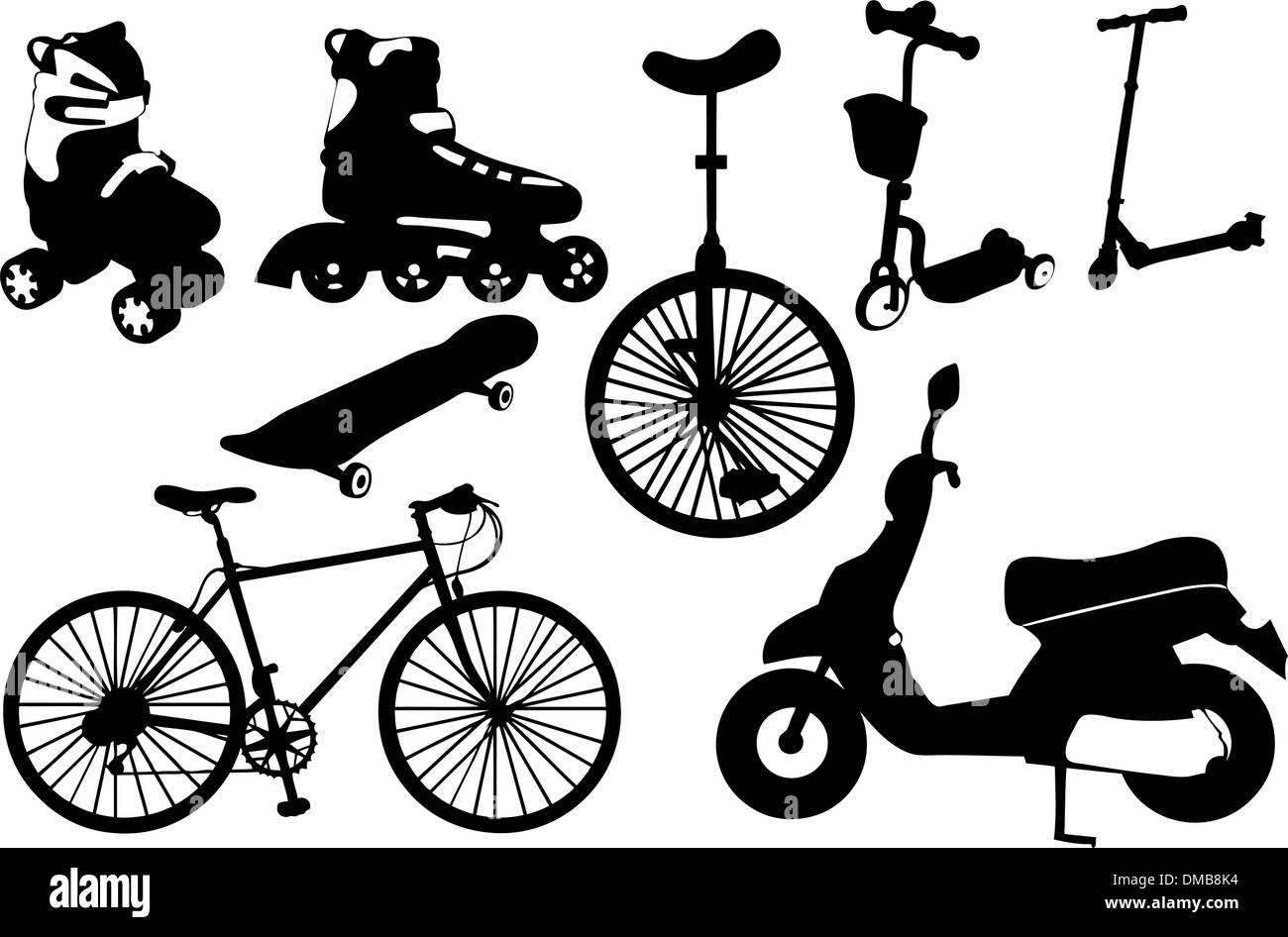 Collage with different objects Stock Vector Image & Art - Alamy