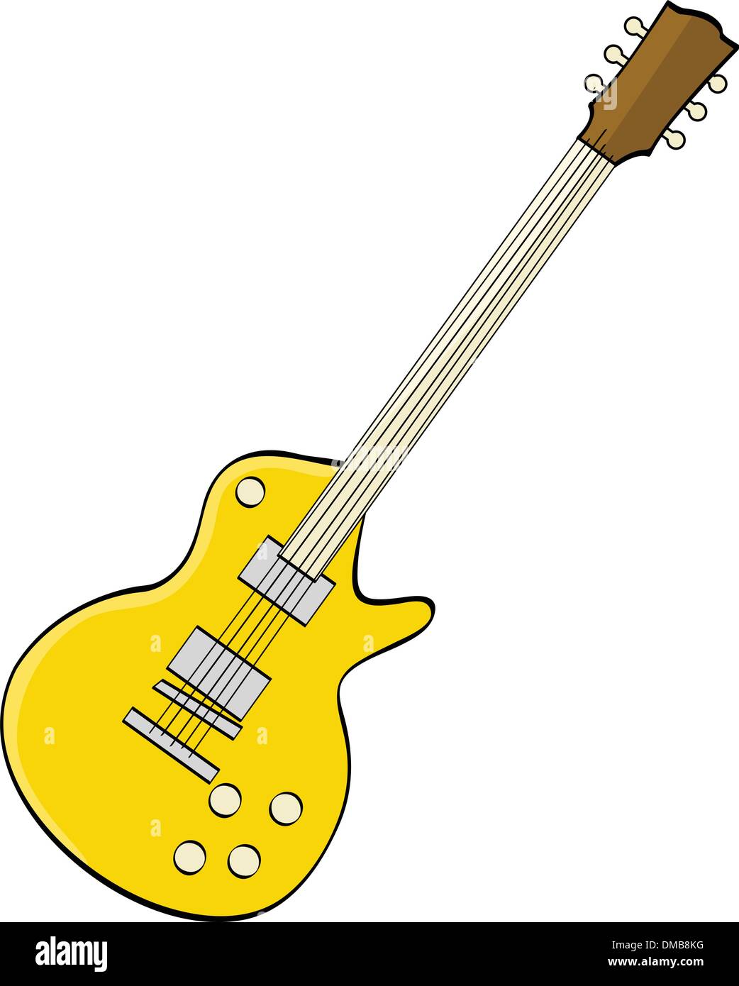 Guitar cartoon Stock Vector Images - Alamy