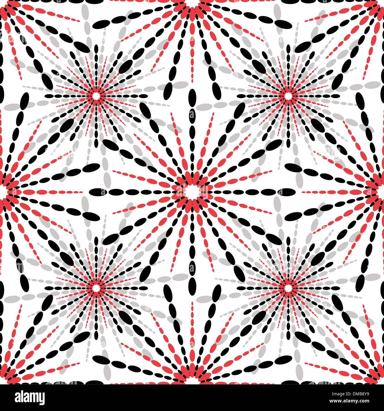Seamless red white geometric Stock Vector Images - Alamy