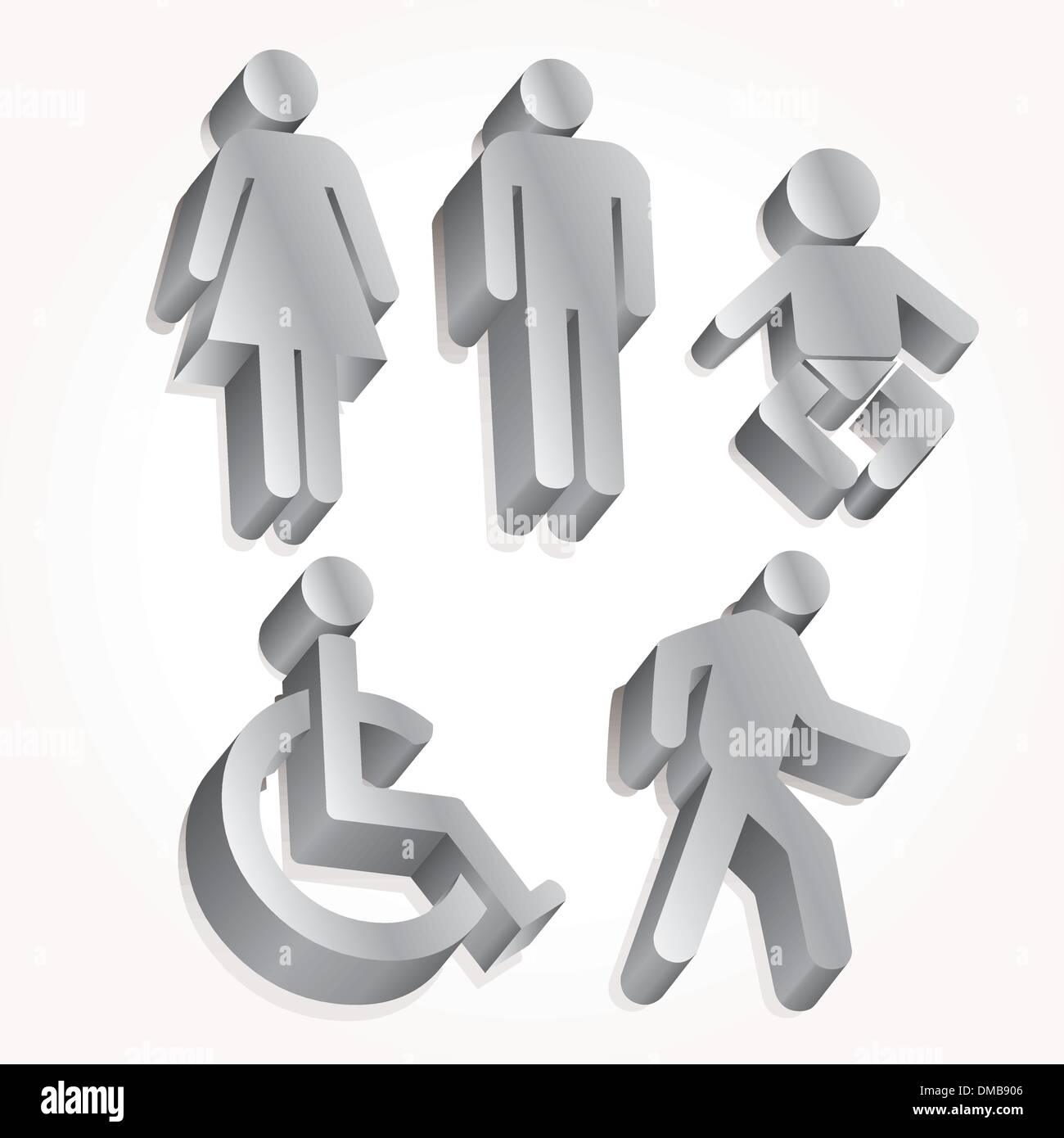 Illustration 3d woman Stock Vector Images - Alamy