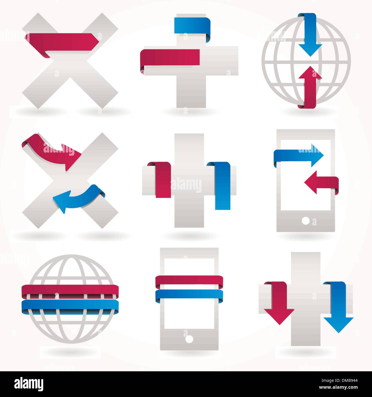 Arrows Stickers and banners set Stock Vector Image & Art - Alamy