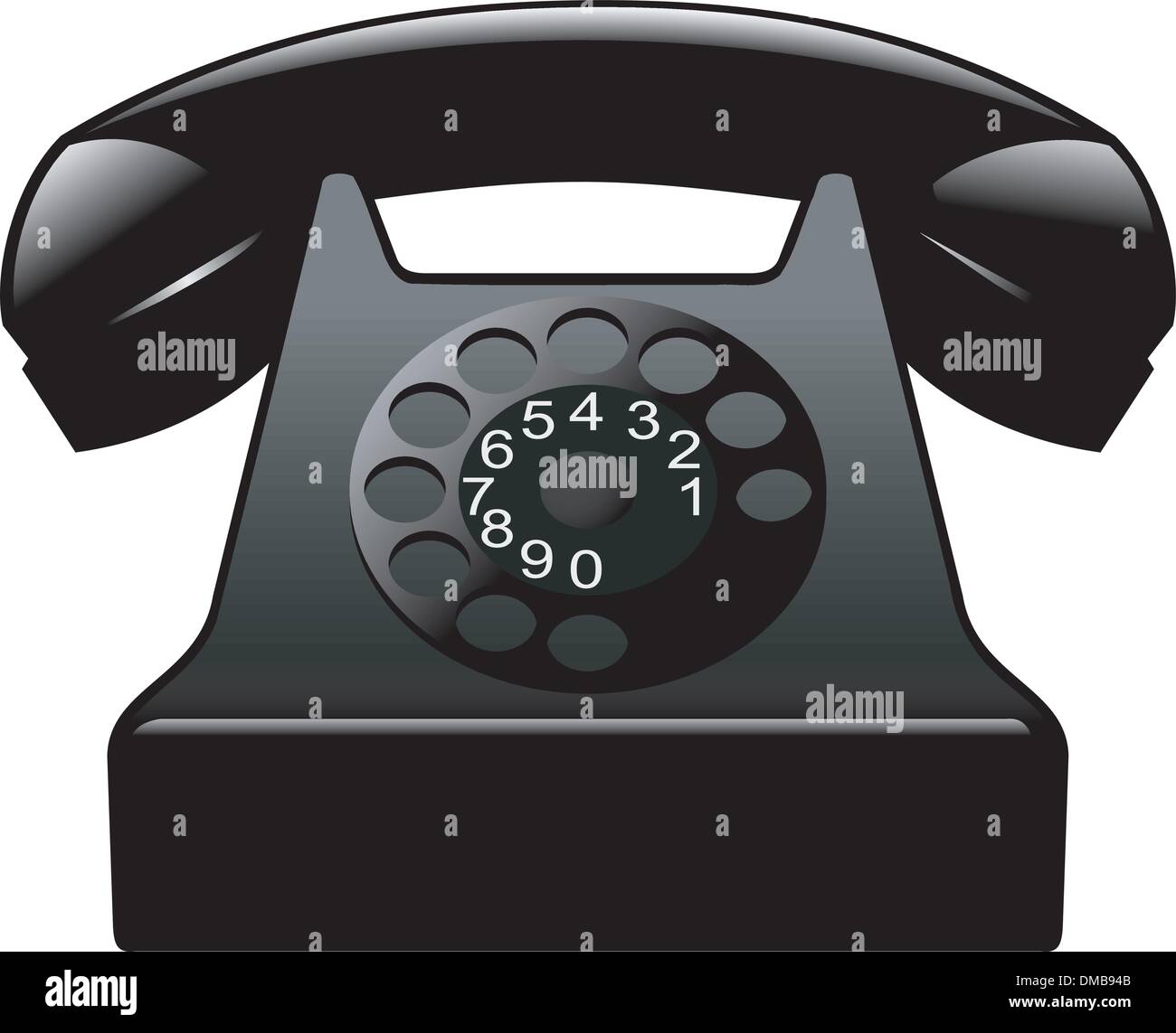 On the phone technology Stock Vector Images - Alamy