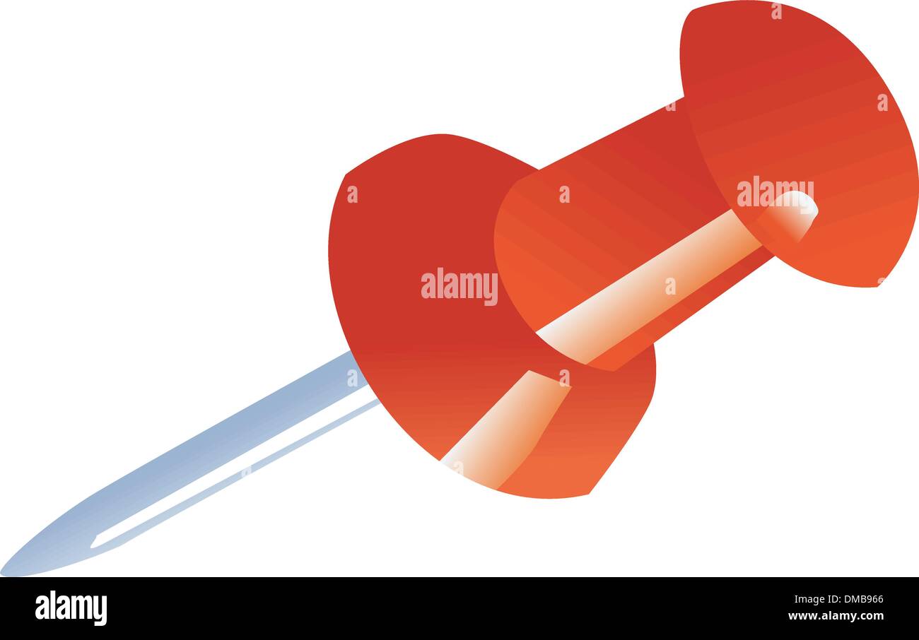 Drawing pin Stock Vector Images - Alamy