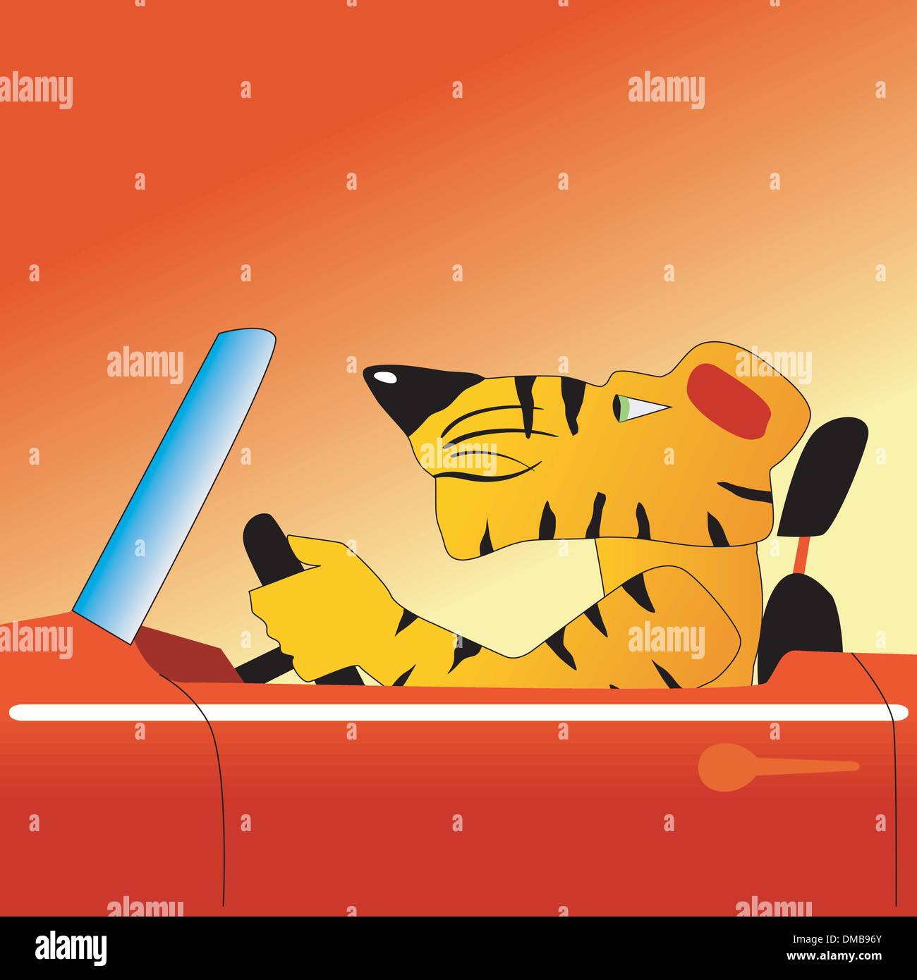 Car cartoon character on Stock Vector Images - Alamy