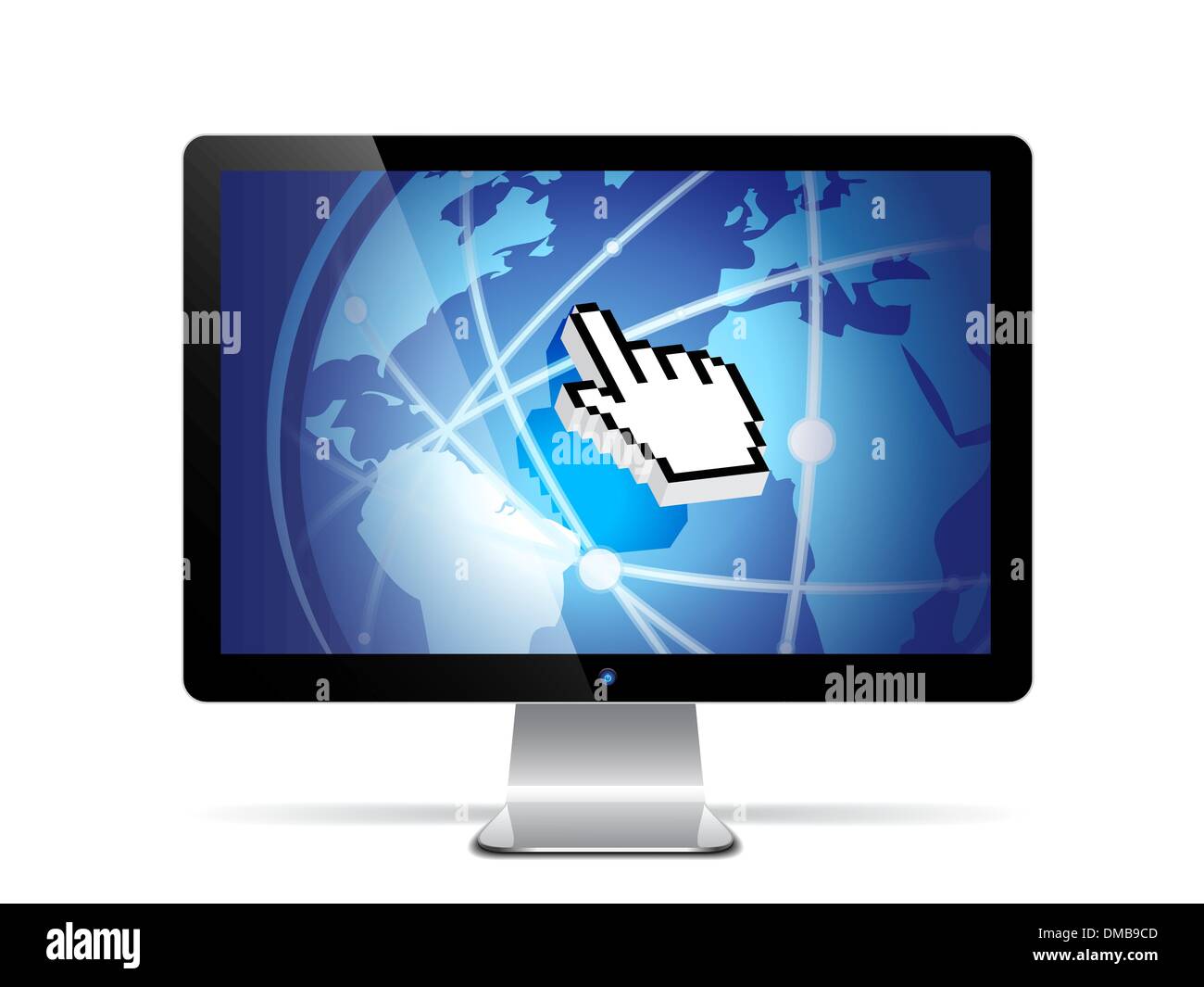 Monitor vector vectors hi-res stock photography and images - Alamy