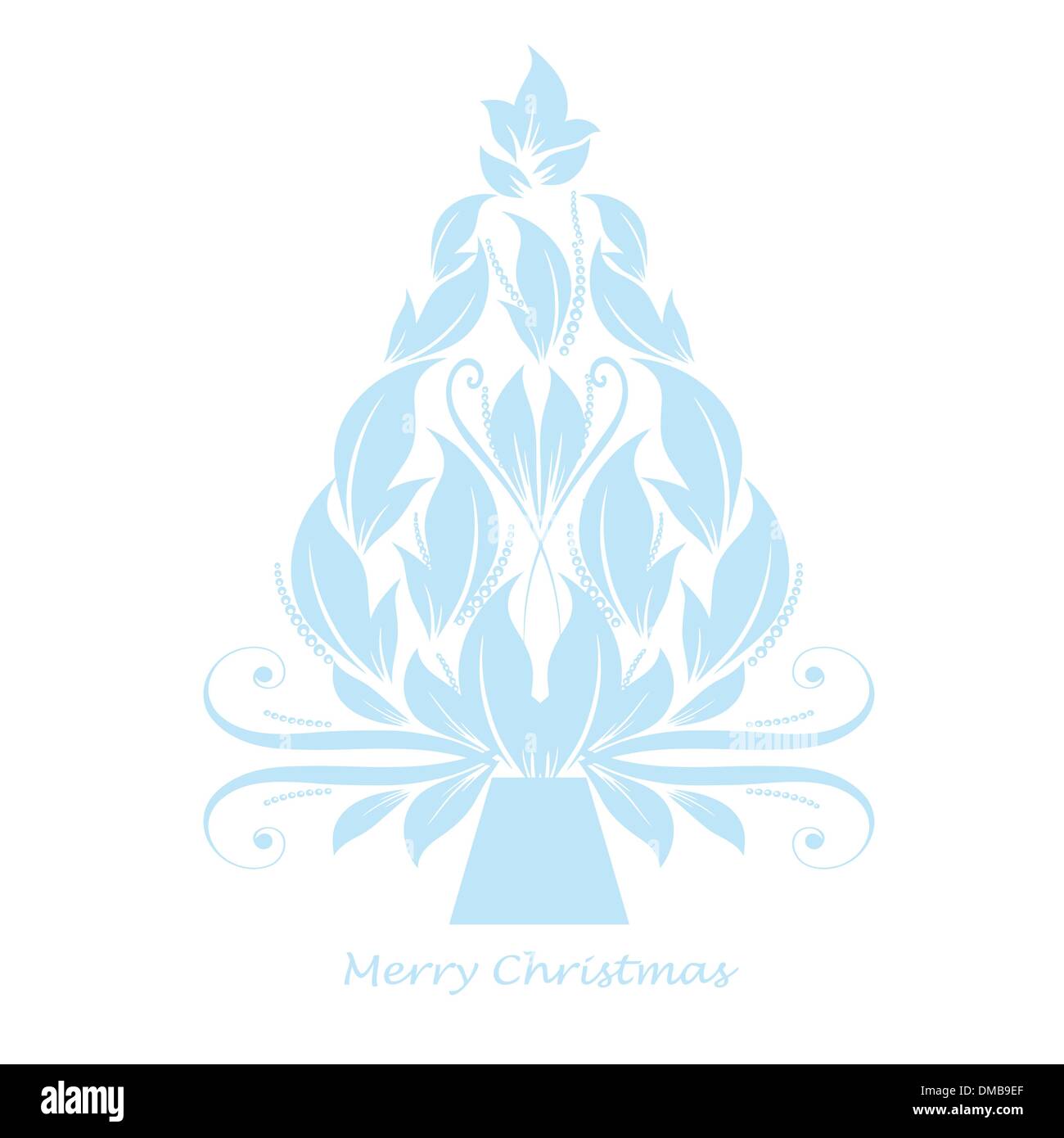 Beautiful christmas line tree Stock Vector Images - Alamy
