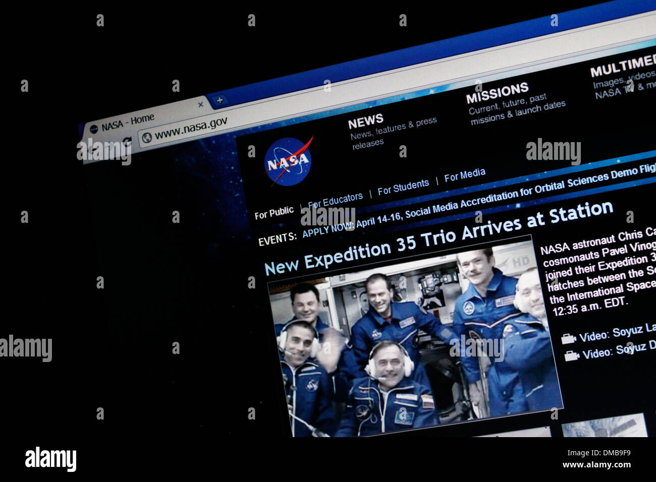 Nasa horizontal hi-res stock photography and images - Alamy