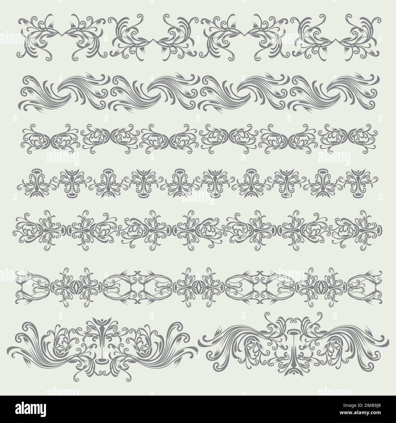 Vintage Design Elements Set Stock Vector Image & Art - Alamy