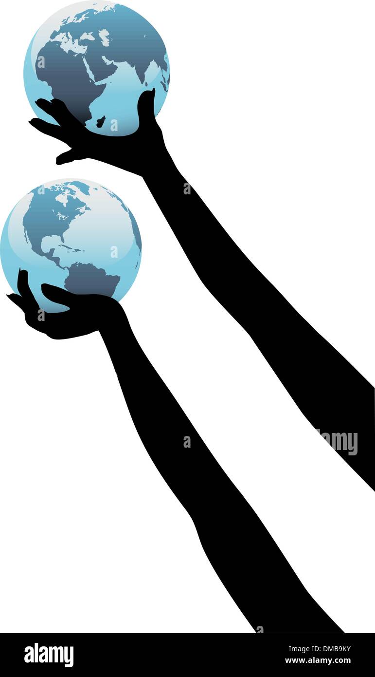 Hands up hold up Cut Out Stock Images & Pictures - Alamy