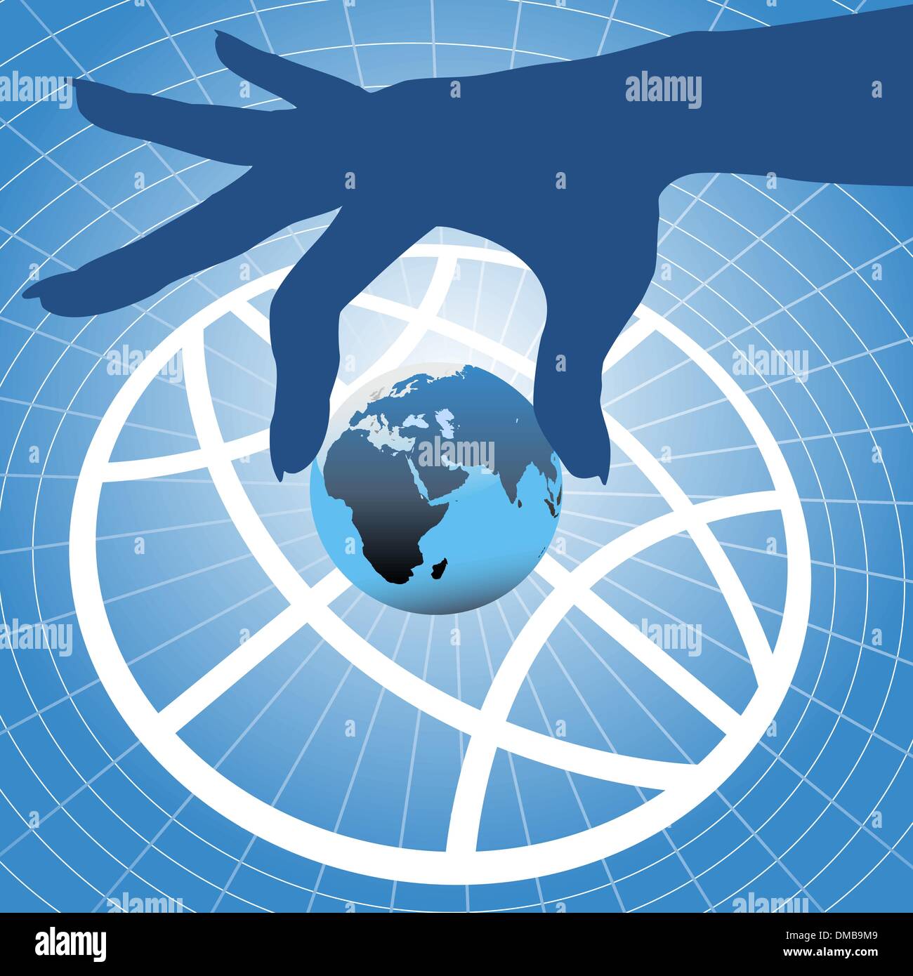 Grid lifted Stock Vector Images - Alamy