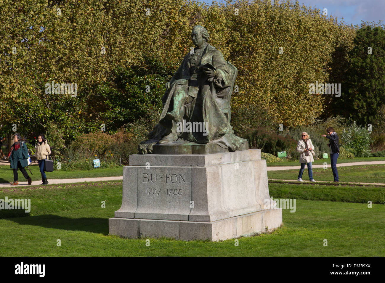 STATUE OF THE COUNT OF BUFFON (1707-1788), NATURALIST, SCIENTIST AND ...