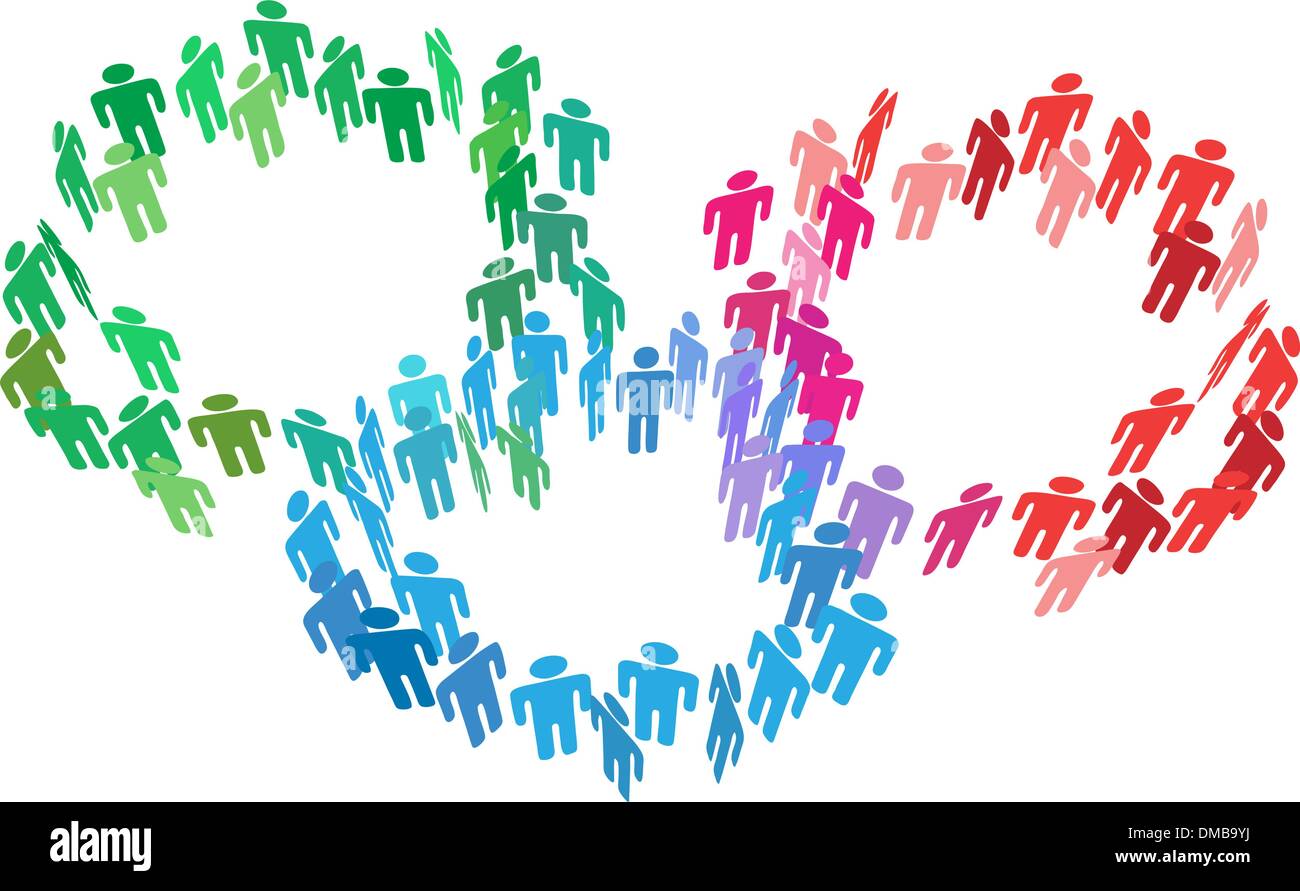 Social groups Stock Vector Images - Alamy