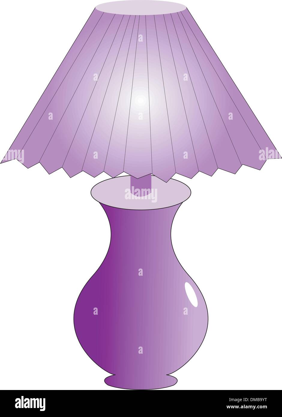 decorative table lamp Stock Vector Image & Art - Alamy