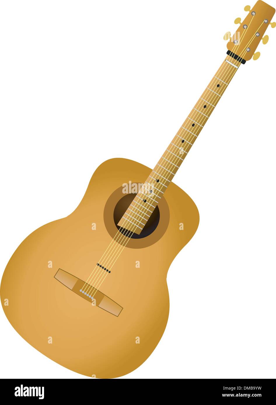 Acoustic rhythm guitar Stock Vector Images - Alamy