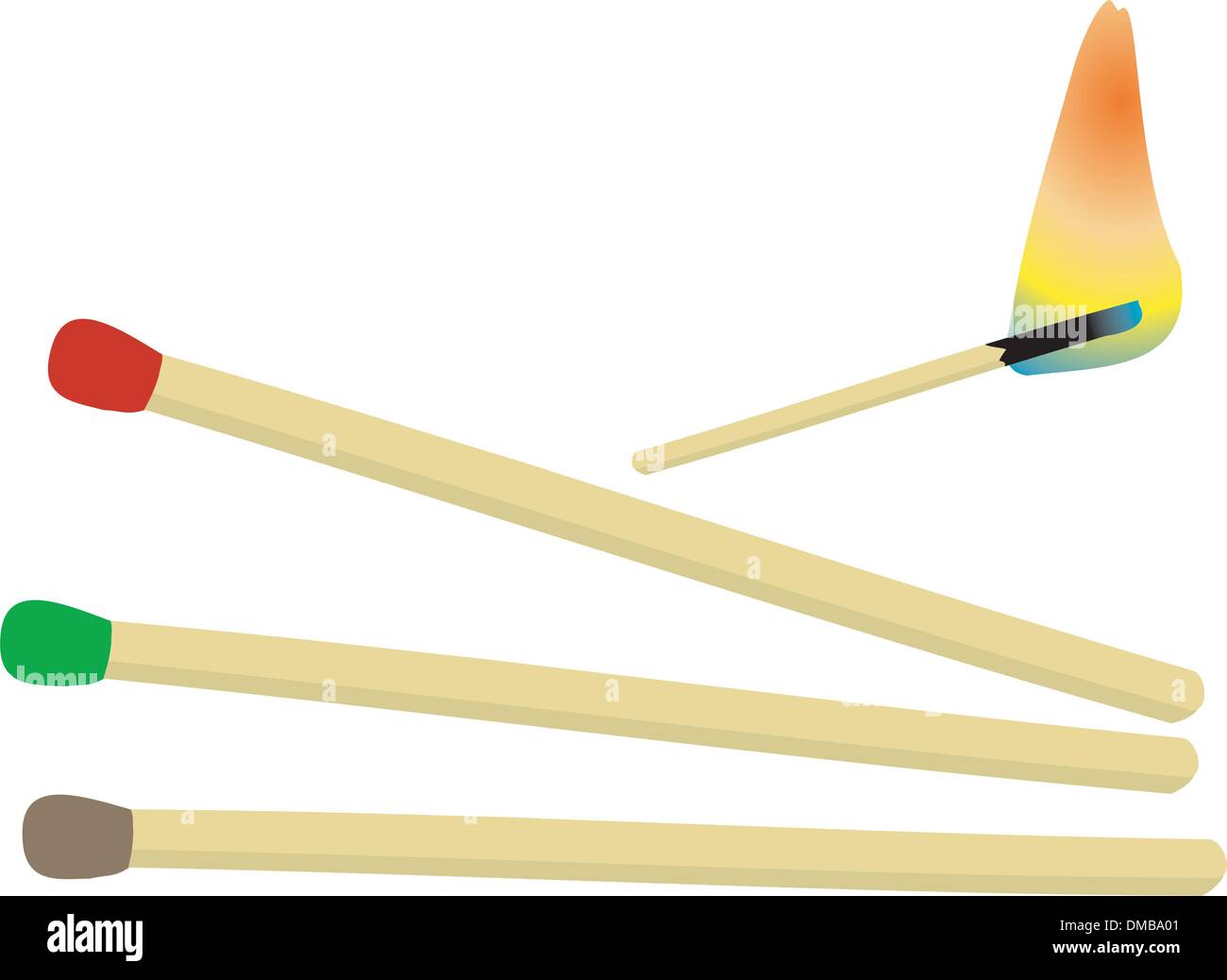 set of matches Stock Vector Image & Art - Alamy