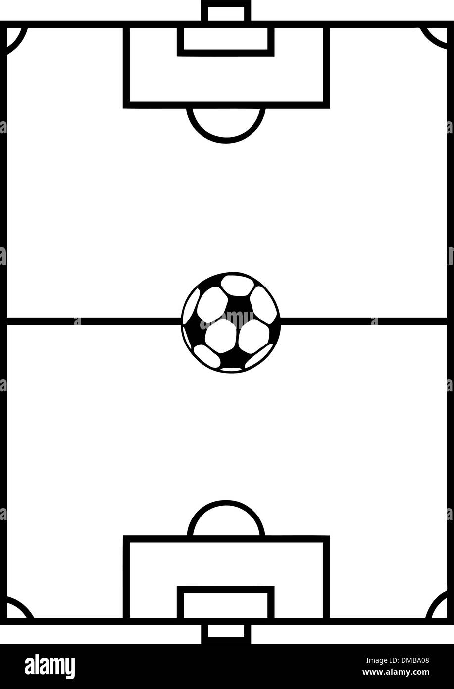 Soccer lines Black and White Stock Photos & Images - Alamy