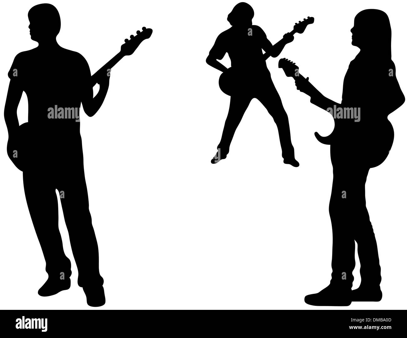 Girl pop band festival Black and White Stock Photos & Images - Alamy
